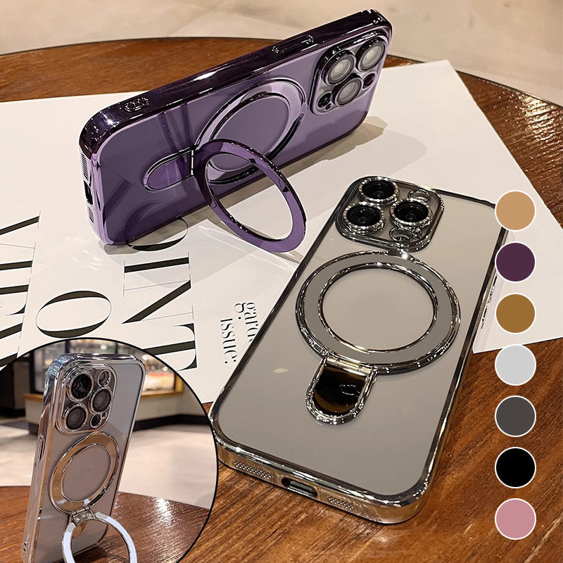 Drop-Proof Phone Case with Magnetic Stand for iPhone Series – winterrial
